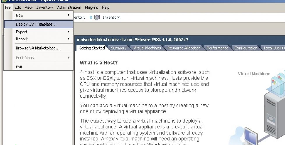 Usando VMware vMA | Blog Bujarra.com
