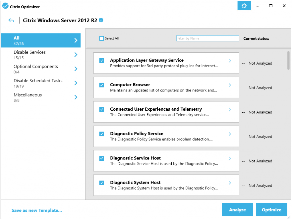 Using Citrix Optimizer | Blog Bujarra.com
