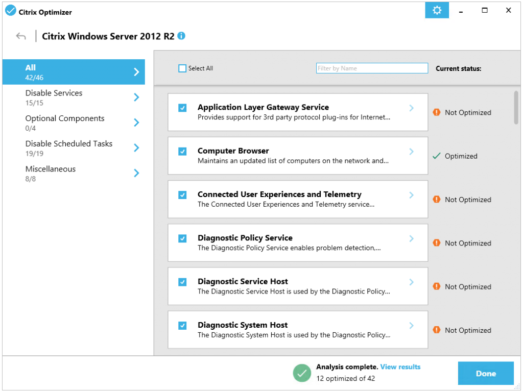 Using Citrix Optimizer | Blog Bujarra.com