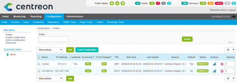 Integrating a Centreon Poller | Blog Bujarra.com