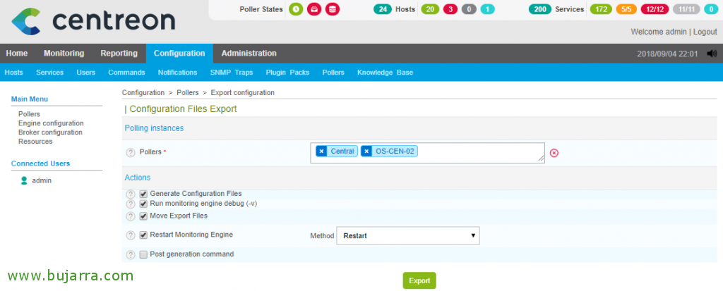 Integrating a Centreon Poller | Blog Bujarra.com