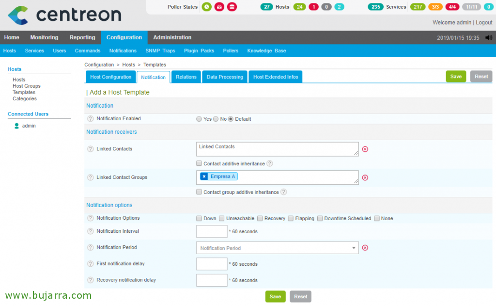 Configurando un entorno multitenant en Centreon | Blog Bujarra.com
