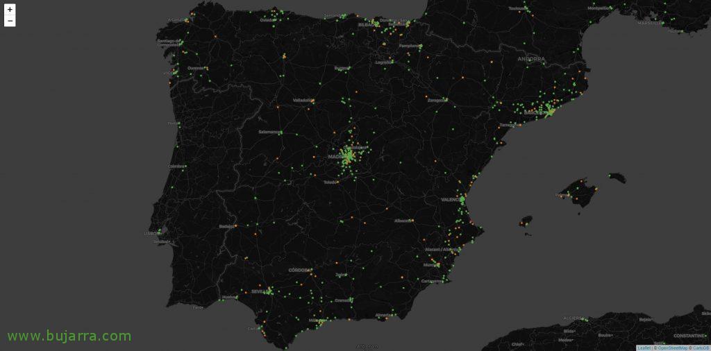 Visualizing IP addresses on a world map with Grafana | Blog Bujarra.com