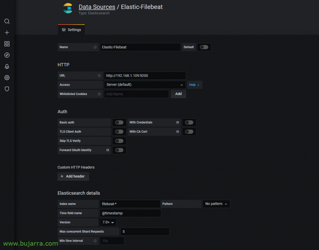 Collecting Fortigate LOGs in Elasticsearch and Visualizing Them in Grafana | Blog Bujarra.com