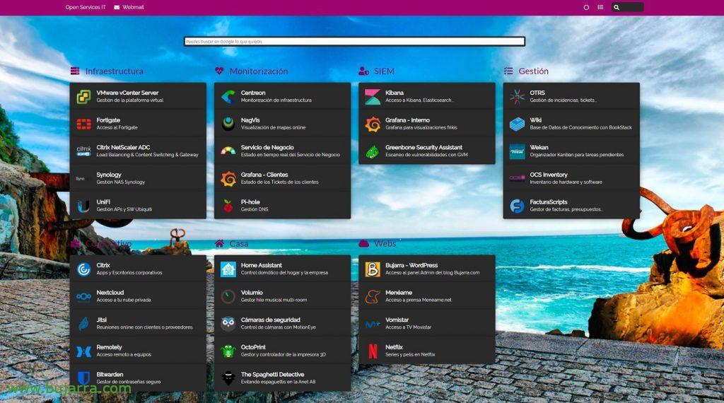 Homer Dashboard, Our Custom Home Website | Blog Bujarra.com