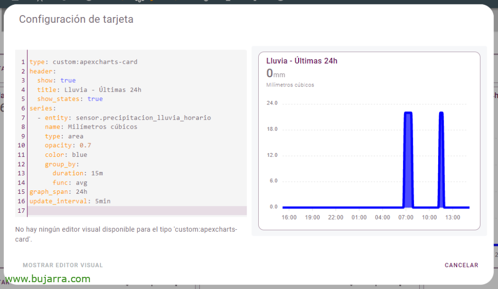 Measuring rain with Home Assistant | Blog Bujarra.com