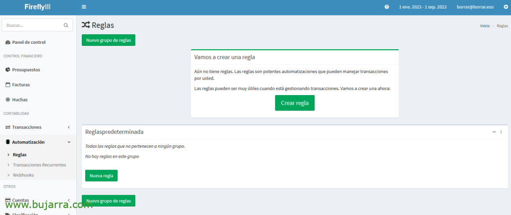 Firefly III – Persönlicher Finanzmanager | Blog-Bujarra.com